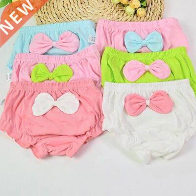 Kids Baby Cute Big Bow Cotton Underwear Panties Infant