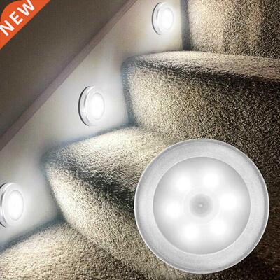 Motion Sensor Night Light Wireless Round LED Light Closet St