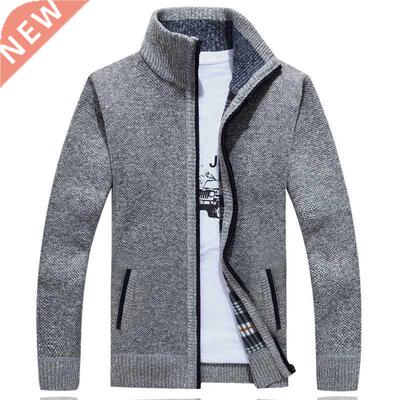 Sweater Men Autumn Winter Cardigan SweaterCoats Male Thick F