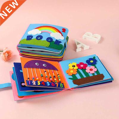 Montessori Cloth Book Baby Cloth D Toddlers Story Early Lea