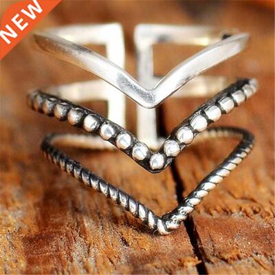 antique style 925 standard sterling silver multi-layer openi