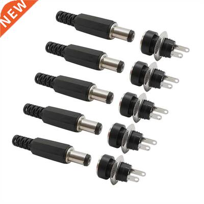 5.5x2.1mm DC Power Plug Jack Connector 5.5x2.1 DC Power Fema