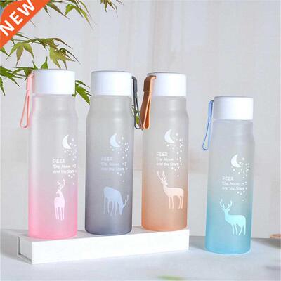 560ml Sports Water Bottle Plastic Portable Drinking Cup Girl