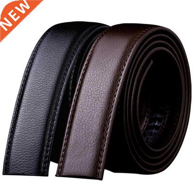 Fashion coffee Belt for Men's designer Automatic Buckle Pu L