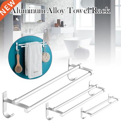 2-Pole Towel Rack Aluminum Alloy Waterproof Towel Holder