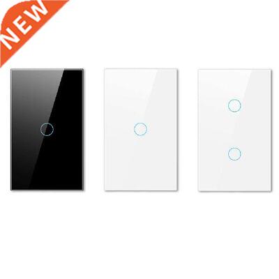 US WiFi Tuya Touch Switch Sensor Tempered Glass Panel