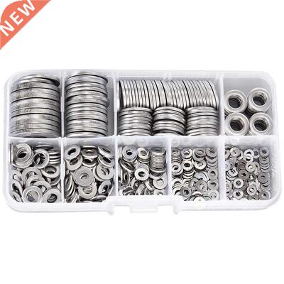 580PCS/Box Stainless Steel M2 M2.5 M3 M4 M5 M6 M8 M10 M12 Fl