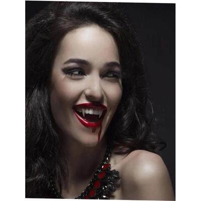 1 Pair Halloween Vampire Teeth Fangs Dentures Prop Party Cos