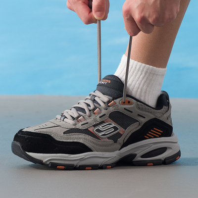 Skechers斯凯奇男鞋官方旗舰正品VIGOR 2.0男士户外绑带运动鞋