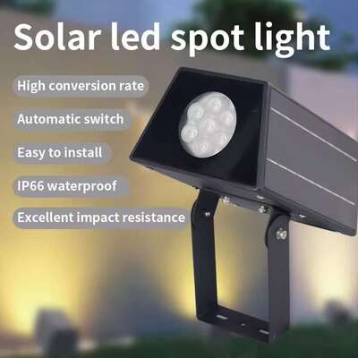 Hishie Smart Control System IP66 LED Solar garden spot Light