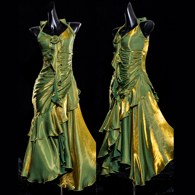 新人鱼绿长裙连衣裙女