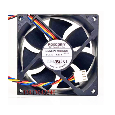 富士康 8025 8厘米cm PVA080G12Q-Q26-AB 机箱CPU 散热器电源风扇