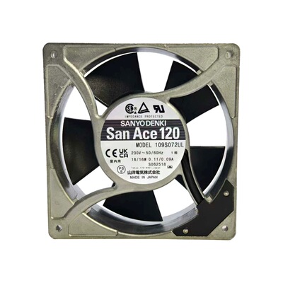 三洋109S008UL 109S025UL 109S078UL 109S072UL 12038 230V风扇