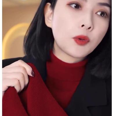 2025新款秋季羊绒毛衣梵姿倪高领