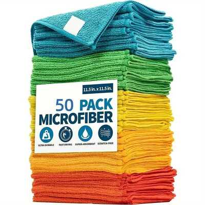 1-20Pcs Microfiber Towels Car Wash Drying Cloth Towel Househ