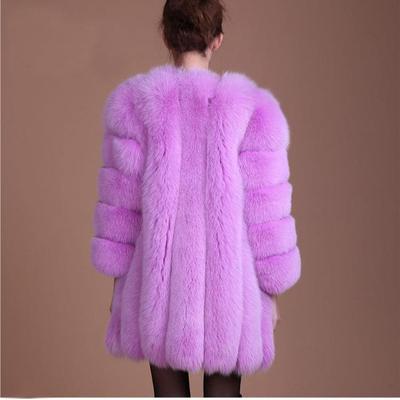 jacket fur fluffy girls hot winter women coat fur faux