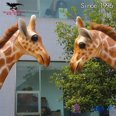 大型仿真动物长颈鹿雕塑户外花园林小区景观草坪装饰品摆件玩具