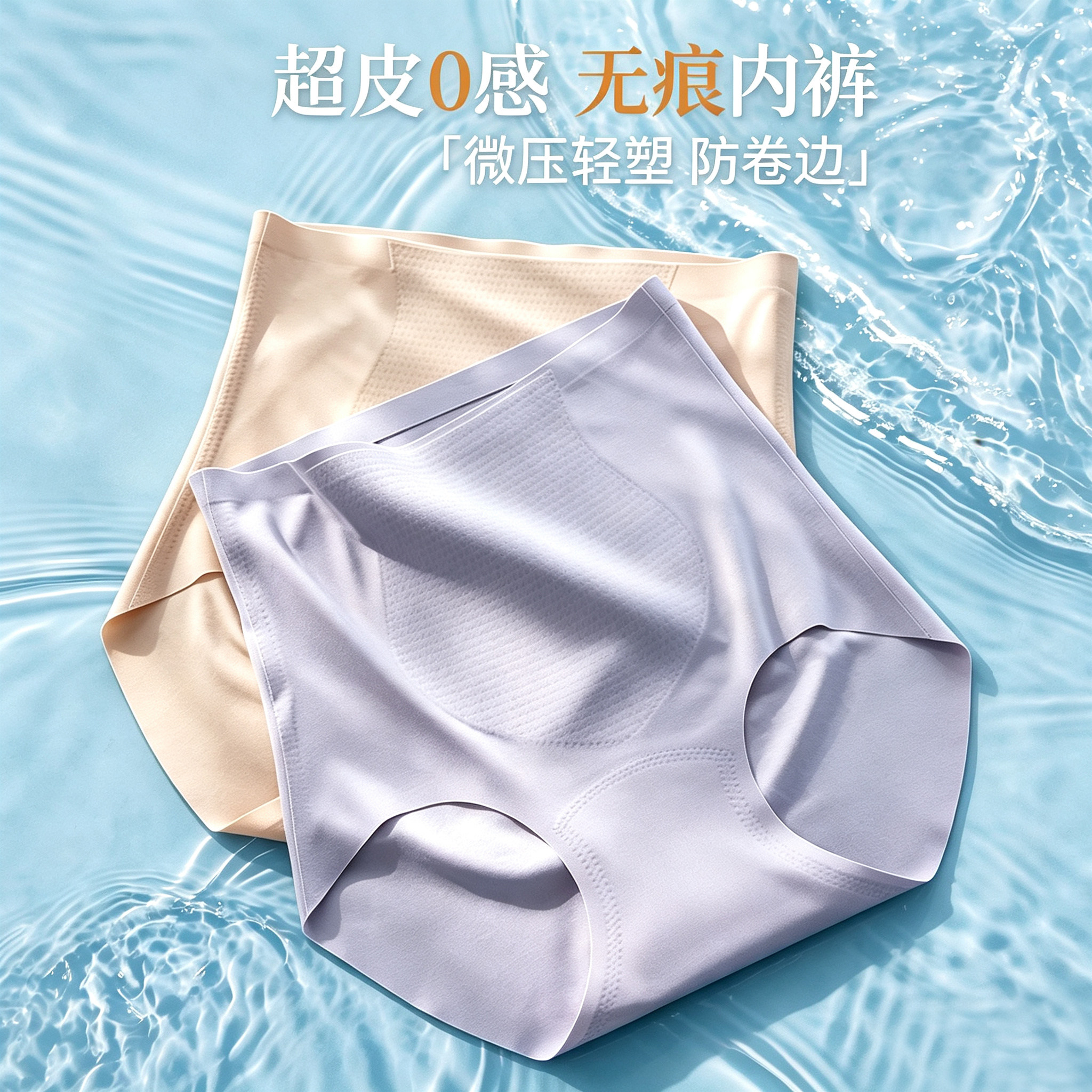 收腹裤强力收腹收小肚子女士高腰无痕内裤女夏季薄款塑身美体底裤