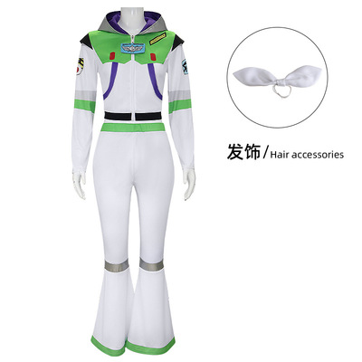 玩具总动员巴斯光年女款BuzzLightyear动漫角色演服装cosplay