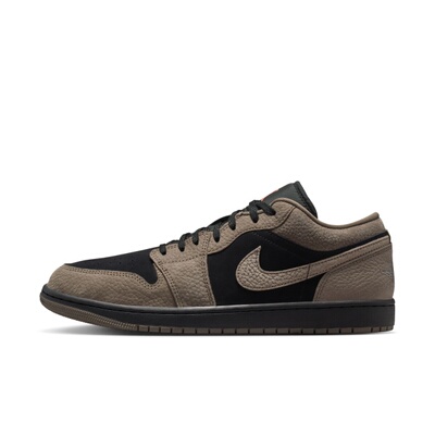 XHH Jordan Air Jordan 1 AJ1 低帮 复古篮球鞋 棕黑色IB7109-005