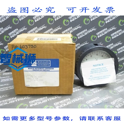 原装供应 WEKSLER 仪器 04-Z 4-1/2 ROYAL 压力表 0-30 PSIG AA44