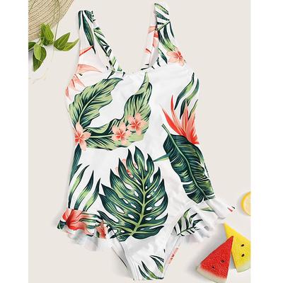 Bikini swimsuit digital white background banana leaf medium