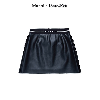Marni 女童黑色短裙半身裙丨RollingKids