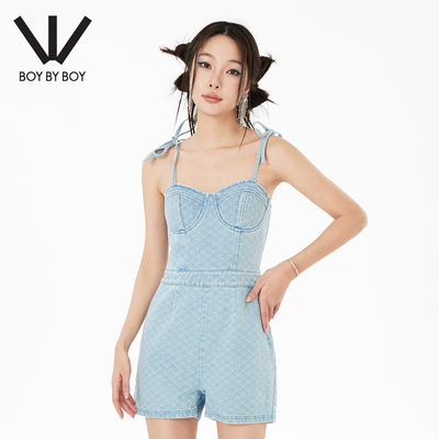 潮牌短裤连身衣BoyByBoy