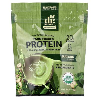 Dr. Murray's,Organic Plant-Based Protein, Matcha, 16 oz (453
