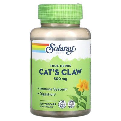 Solaray,猫爪藤，500 毫克，100 粒素食胶囊