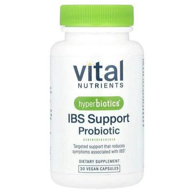 Vital Nutrients,Hyperbiotics®，IBS 支持益生菌，30 粒全素胶囊