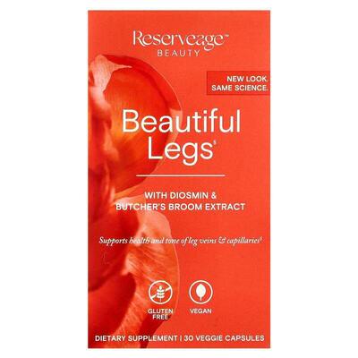 Reserveage Beauty,Beautiful Legs，含地奥司明和白藜芦醇，30