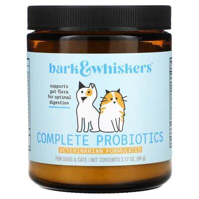 Mercola博士,Bark &amp;amp; Whiskers™，猫狗用多面益生菌，