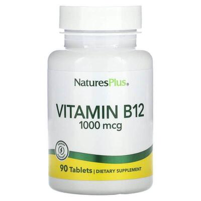 NaturesPlus,维生素 B12，1000 微克，90 片