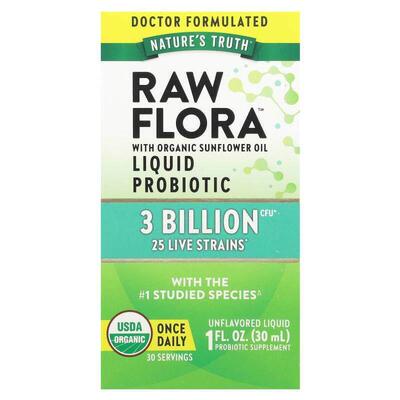 Nature's Truth,Raw Flora™ 液体益生菌