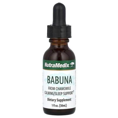 NutraMedix,Babuna，放松/睡眠支持，1 液量盎司（30 毫升）
