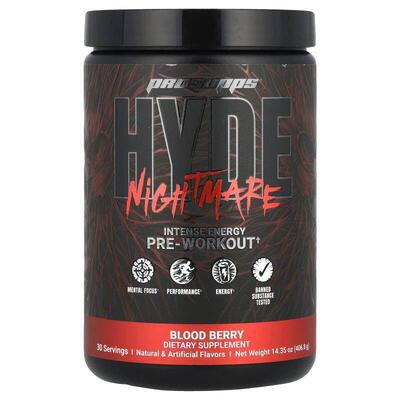 ProSupps,HYDE® Nightmare，能量锻炼前配方