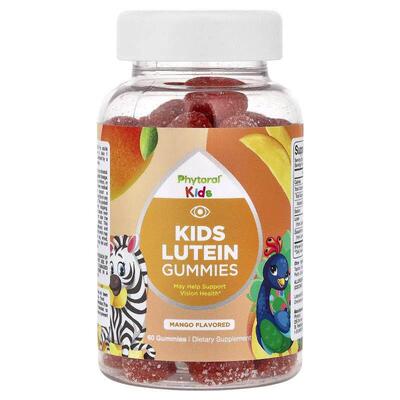 Phytoral,Kids，叶黄素软糖，芒果味，60 粒软糖