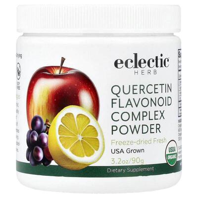 Eclectic Herb,新鲜冻干，槲皮素类黄酮复合物，3.2 盎司（90 克