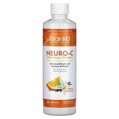 BrainMD,Neuro-C，柑橘香草，16 液量盎司（473 毫升）