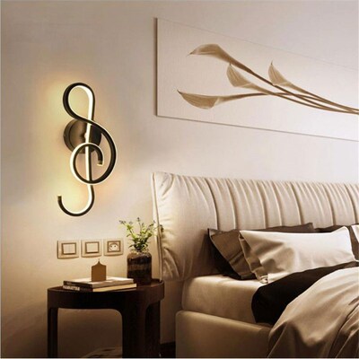 Alunum note shape wall light 22W AC90V-260V Modern Minimalis