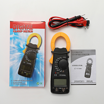 DT3266L Digital Clamp Meter Multimeter Current Clamp Pincers