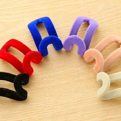 10pcs Home  New Mini Flocking Clothes Hanger Flockin