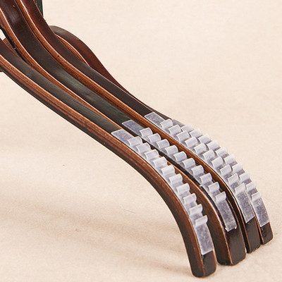 200pcs Clear Non-Slip Rubber Hanger Grips Hanger Strips Adhe