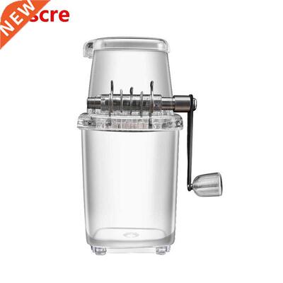 Portable Hand Crank Manual Ice Crusher Shaver Shredding Snow