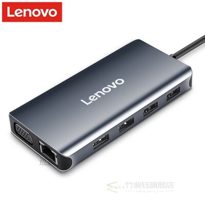 LX0808 USB C HUB to Multi USB 3.0 HDMI VGA RJ45 Adapter Dock