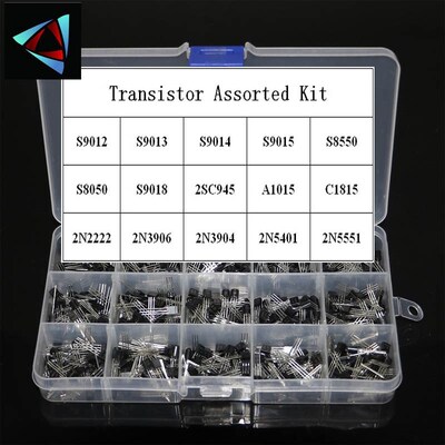 *300Pcs 15 Value x 20 Pcs Transistor TO-92 Assortt Box Kit T