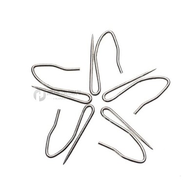 10pcs Curtain Drapery Pin Hooks Silvery great for hanging pl