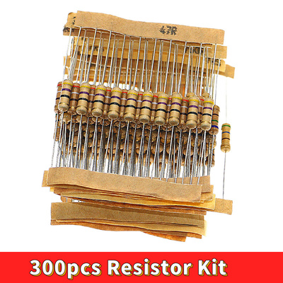 300pcs Resistor Kit 1W 5% 30values X 10pcs Carbon Film Resis