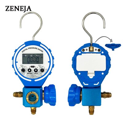 Pressure Gauge Manifold Refrigeration Digital Vacuum Pressur